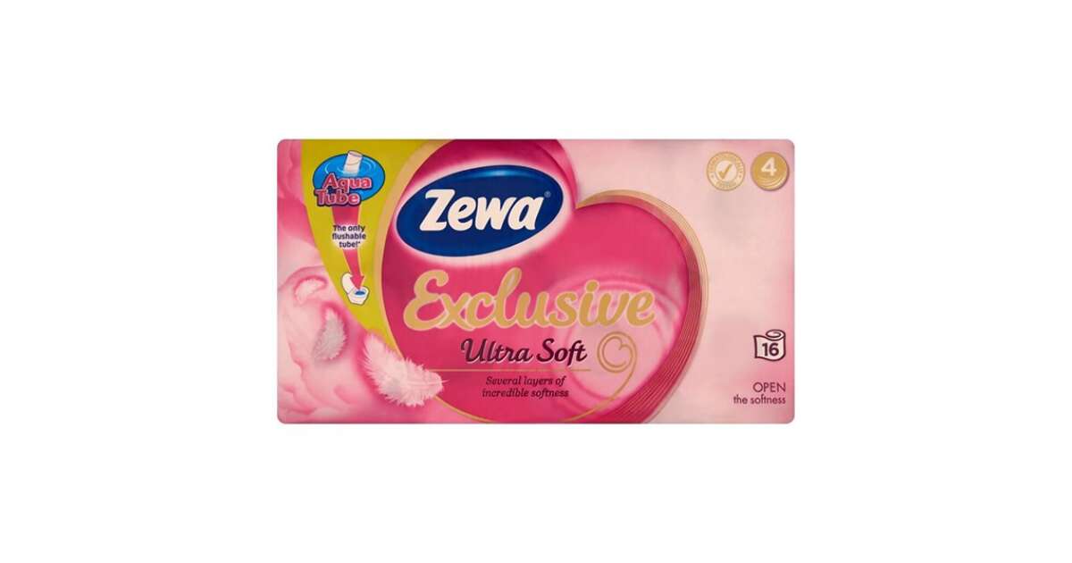 Toalettpapír ZEWA Ultra Soft 4 rétegű 16 tekercses | Pepita.hu
