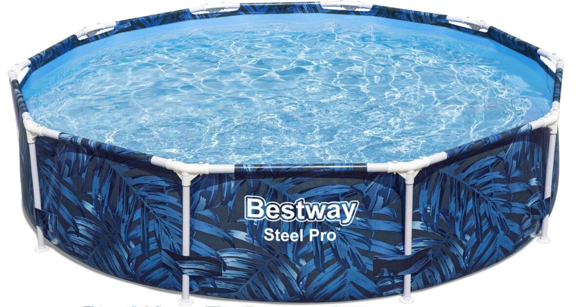 Bestway Steel Pro 305x66cm Metal frame pool - Jungle (56985) | Pepita.com