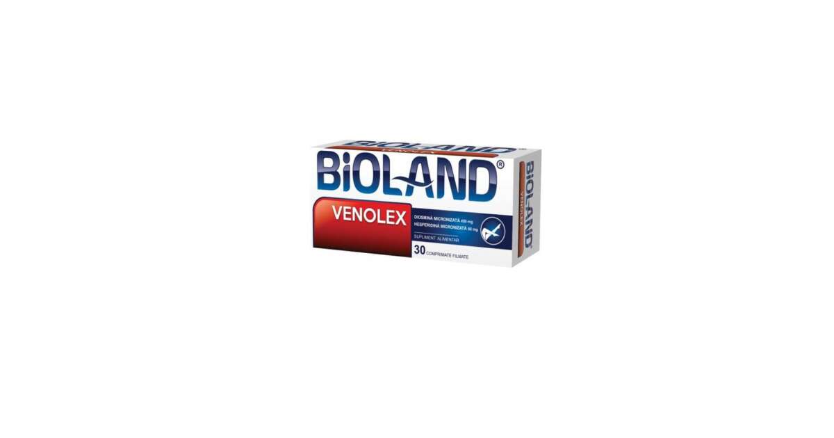 Bioland Venolex, 30 comprimate filmate, Biofarm | Pepita.com