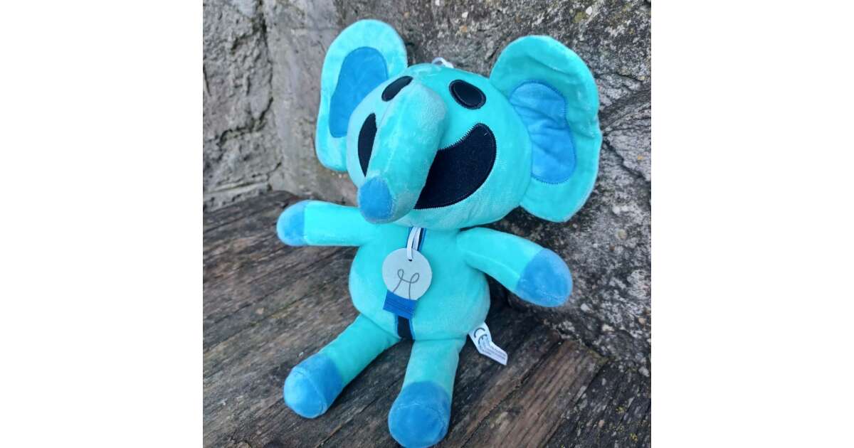 Poppy Playtime The Smiling Critters Bubba Bubbaphant plüss 31cm | Pepita.hu