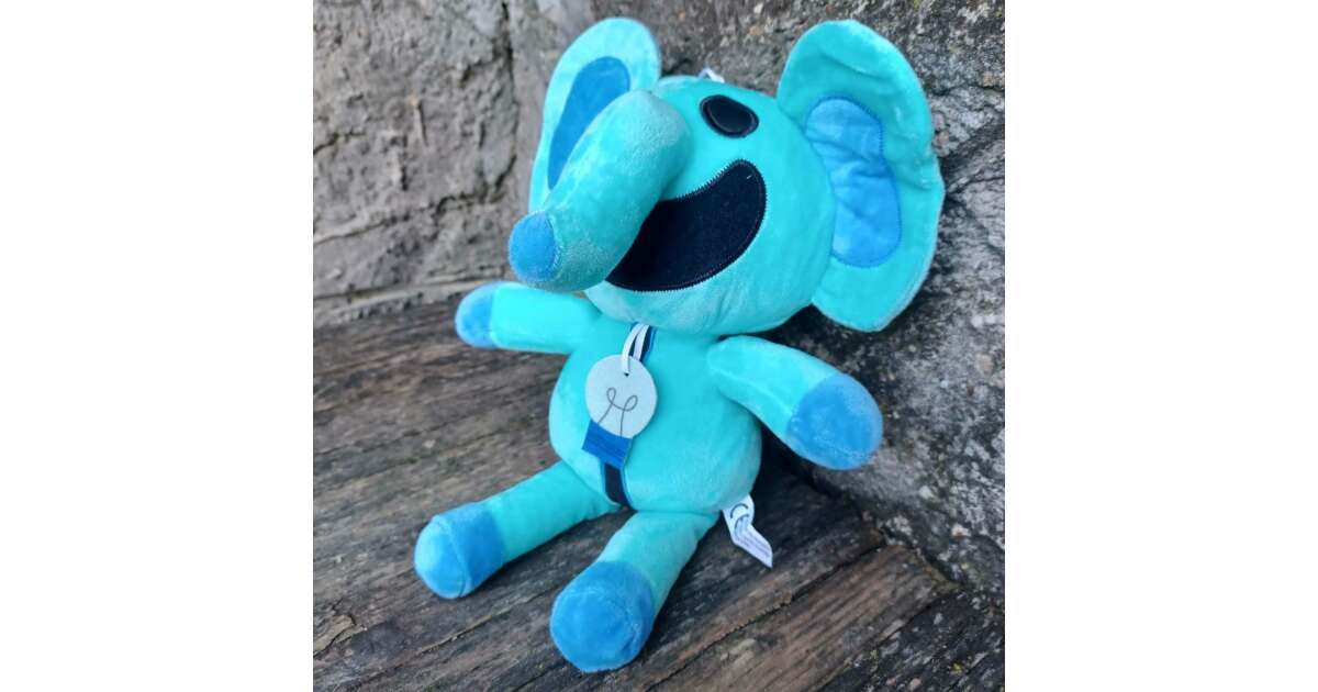 Poppy Playtime The Smiling Critters Bubba Bubbaphant plüss 31cm | Pepita.hu