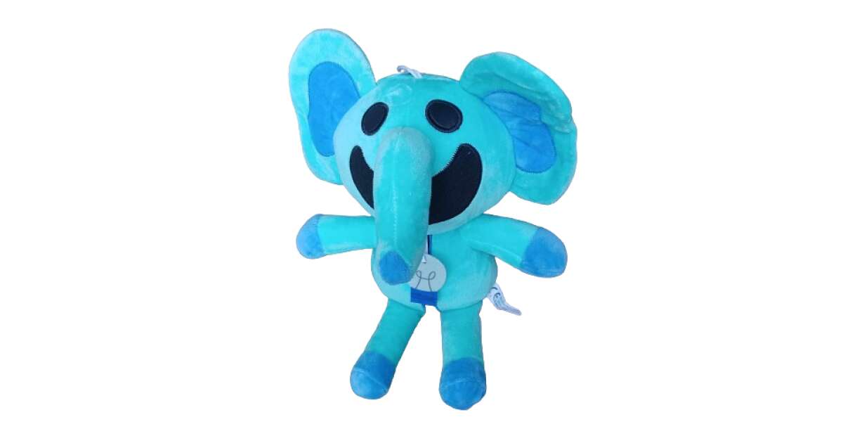 Poppy Playtime The Smiling Critters Bubba Bubbaphant plüss 31cm | Pepita.hu