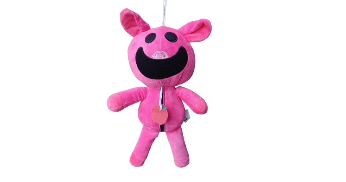 Poppy Playtime Smiling Critters Picky Piggy plüss 31cm | Pepita.hu