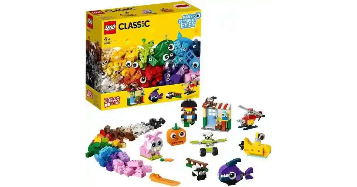Lego Classic 11003 Kockák és szemek | Pepita.hu
