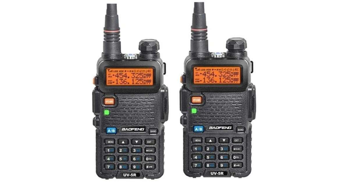 Baofeng UV-5R Kézi Adóvevő Walkie Talkie 2DB | Pepita.hu