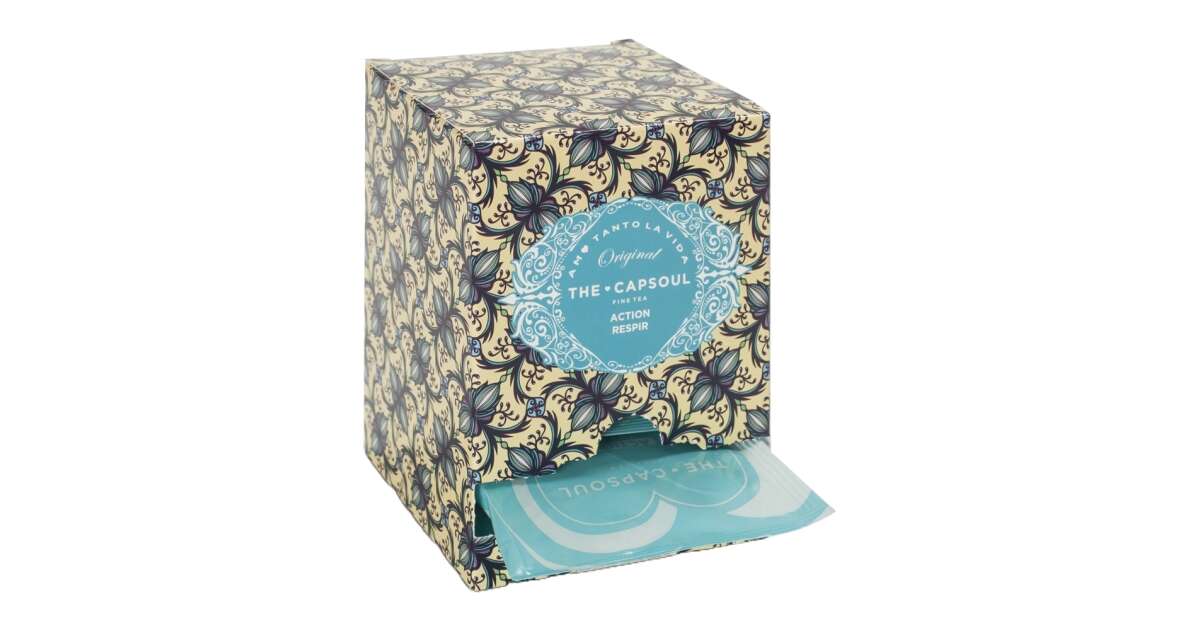 The Cap Soul tea, Breeze, 15 tasak, gyógynövény, eukaliptusz, kakukkfű ...