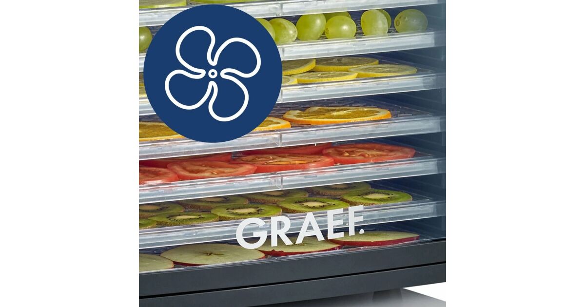 Graef DA506 Sušička potravín - 6 tácok | Pepita.com