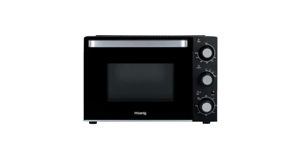 Többfunkciós elektromos sütő H.Koenig, FO20, 1400W, űrtartalom 20 liter, állítható termosztát ...