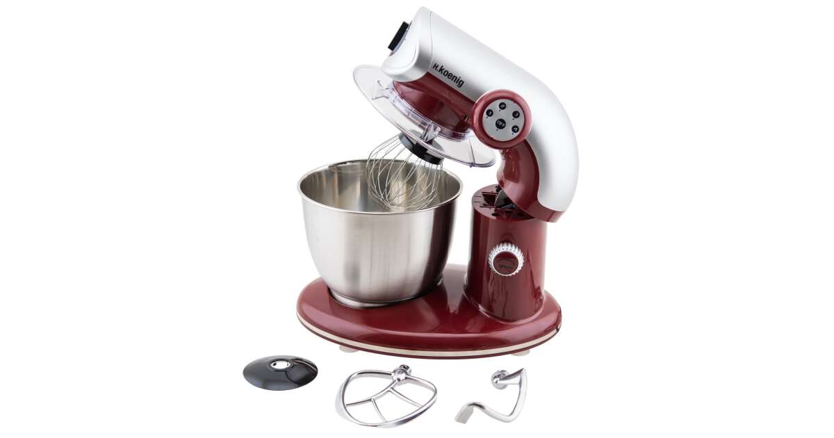 H.Koenig Multifunctional Kitchen Mixer, KM80, High Capacity 5.5L ...