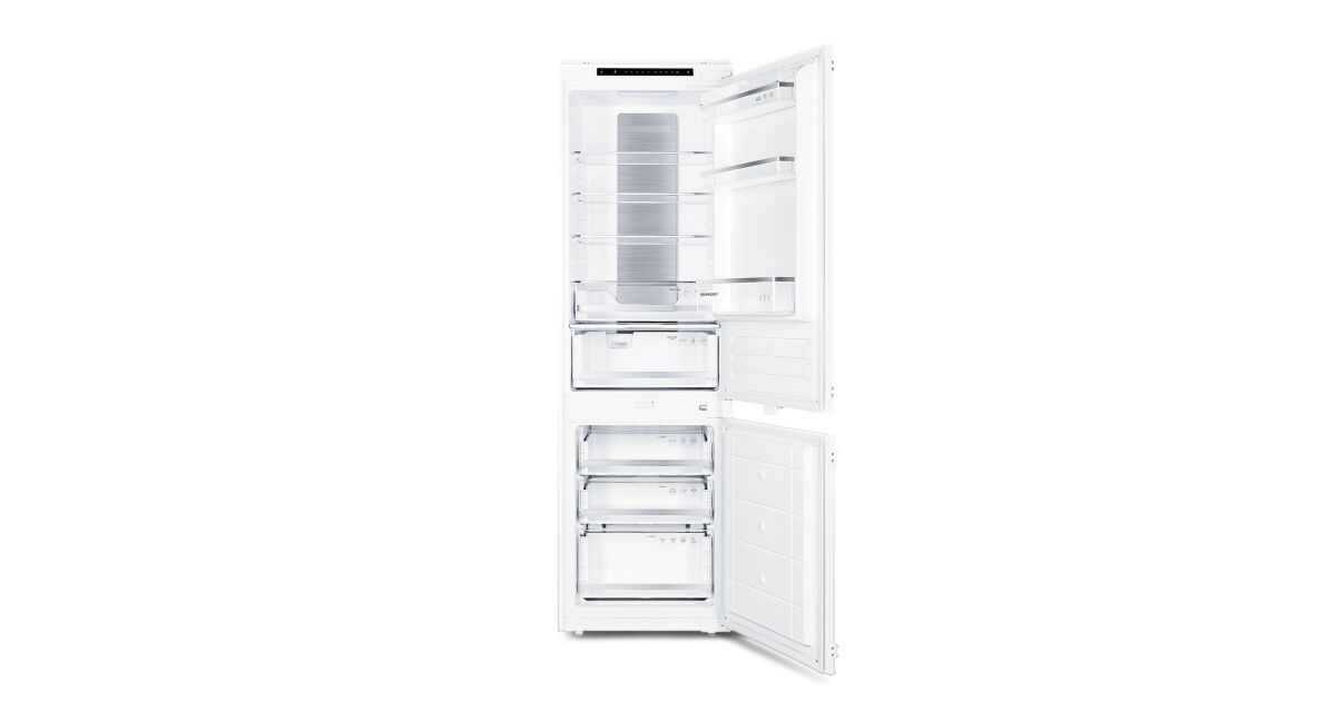 Combina frigorifica incorporabila No Frost, Schneider, 244 litri, alb ...