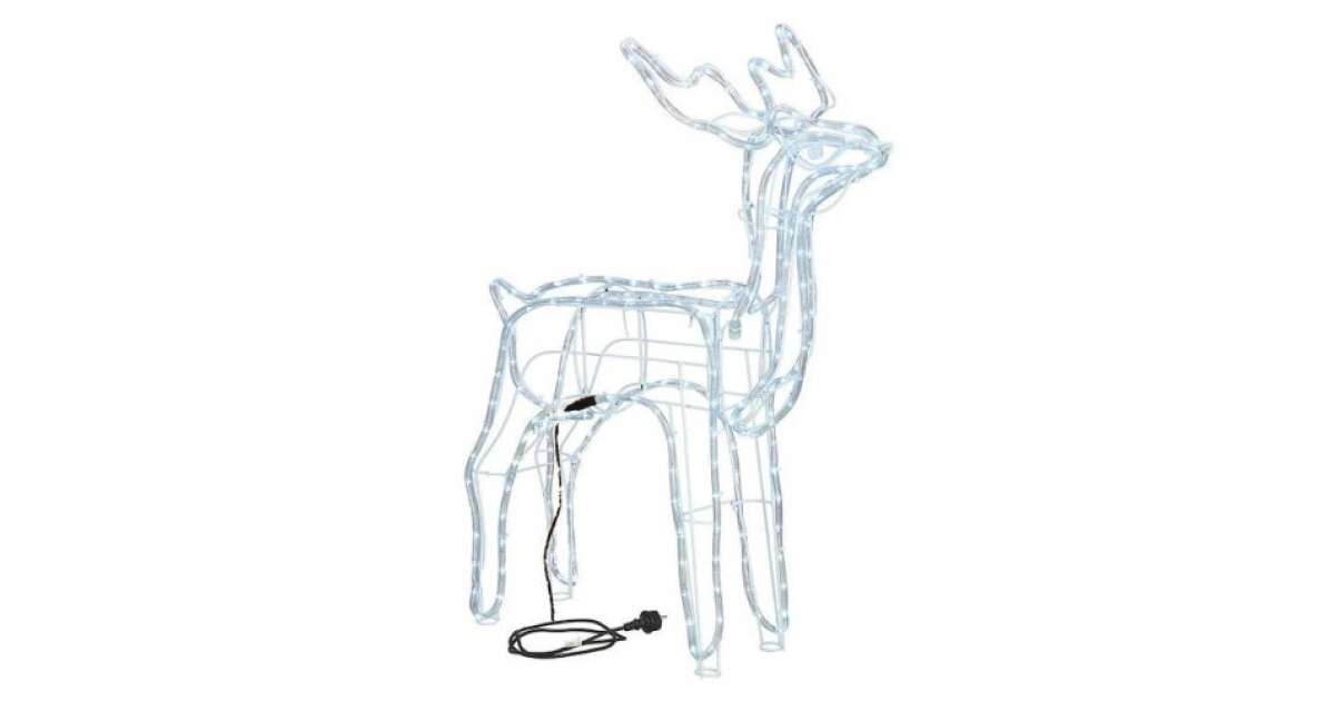 Led Rénszarvas 115cm Kültéri Karácsonyi Dekoráció Színes | Pepita.hu