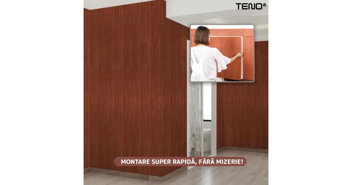 TENO® 3D Falpanel Tapéta - Fa Modell - 29,4 nm | Pepita.hu