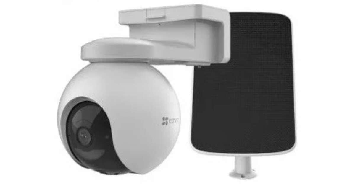 Cameră Ezviz EB8 exterioară cu acumulator 4G + panou solar ...