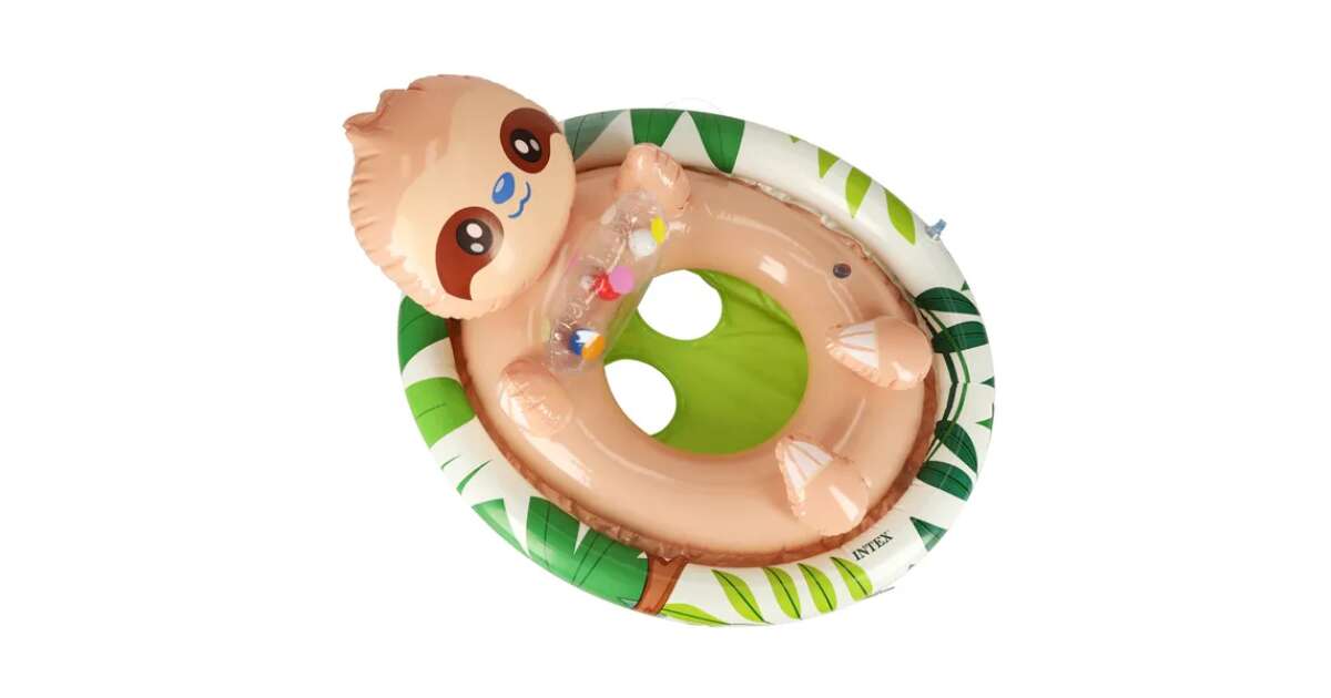 INTEX 59570 Baby Schwimmring aufblasbares Pontonrad mit Sitz Faulenzer ...