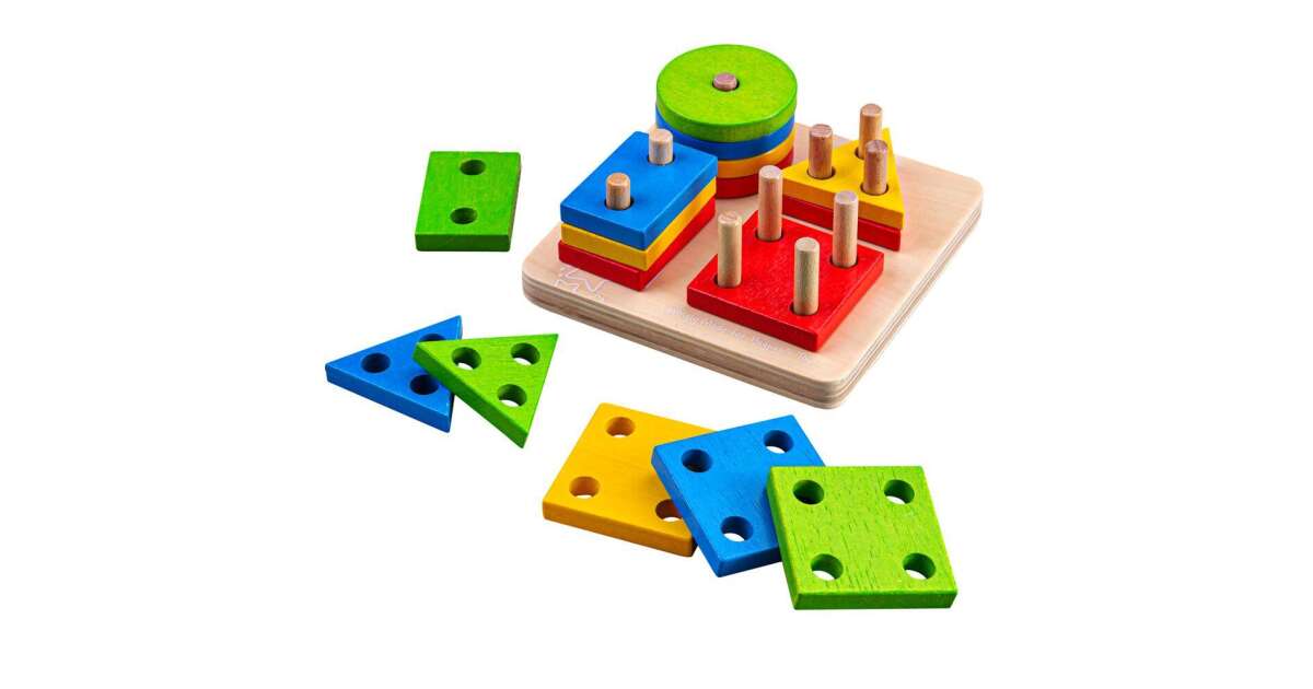 Joc de sortare - 4 forme geometrice | Pepita.com
