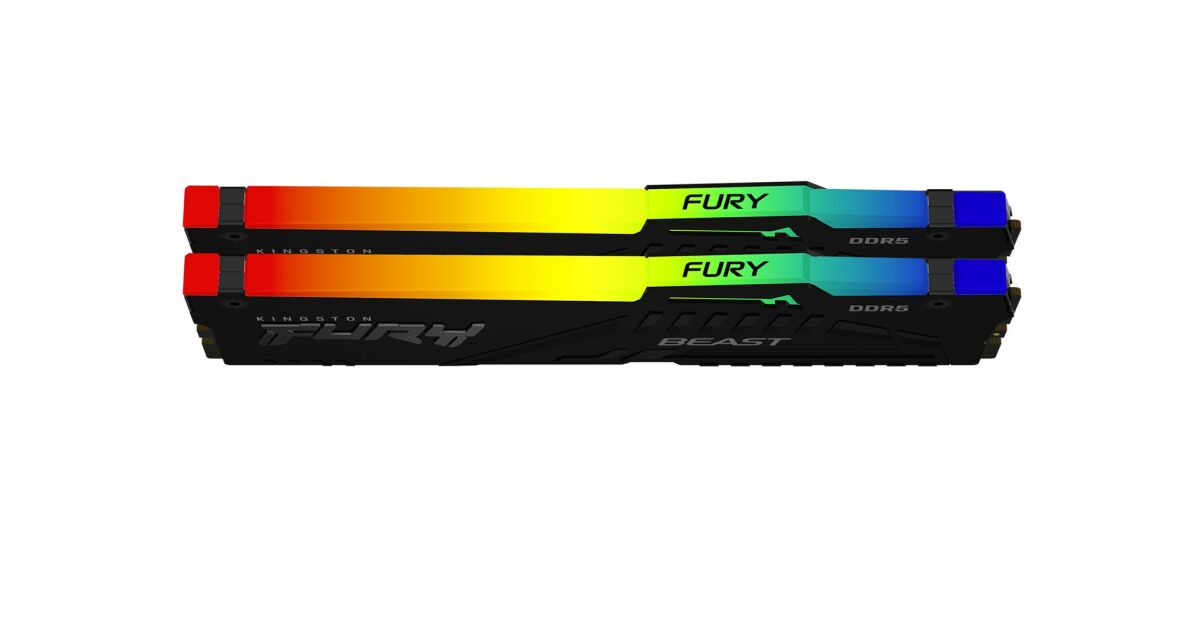DIMM 64 GB DDR5-5600 (2x 32 GB) Dual-Kit (schwarz, , FURY Beast RGB ...