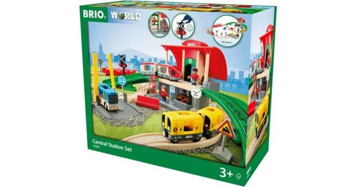 Brio 33989 Központi vasútállomás szett | Pepita.hu