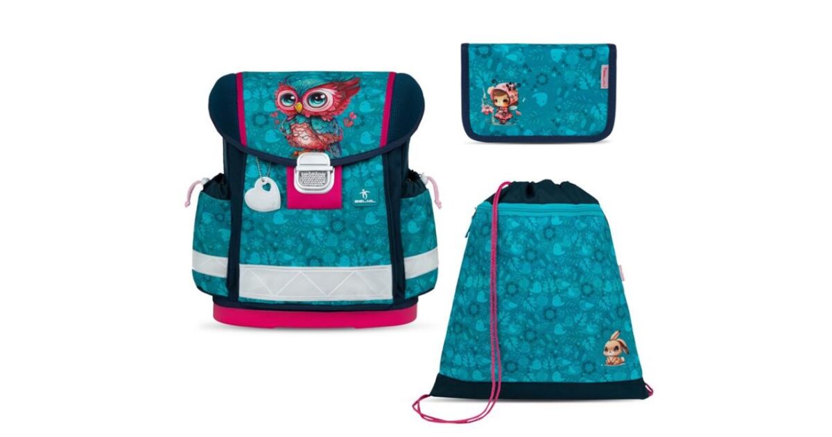 BELMIL Classy Iskolatáska szett, Cute Owl/Cuki bagoly | Pepita.hu