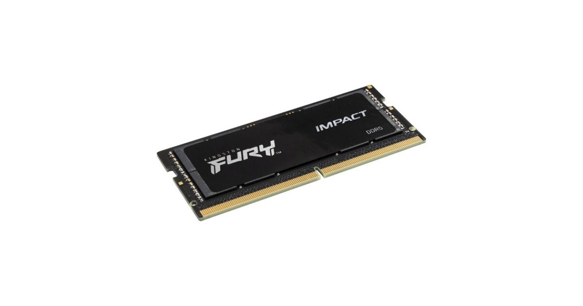 Kingston 32GB / 5600 Fury Impact DDR5 Notebook RAM KIT (2x16GB) (KF556S40IBK2-32) | Pepita.hu