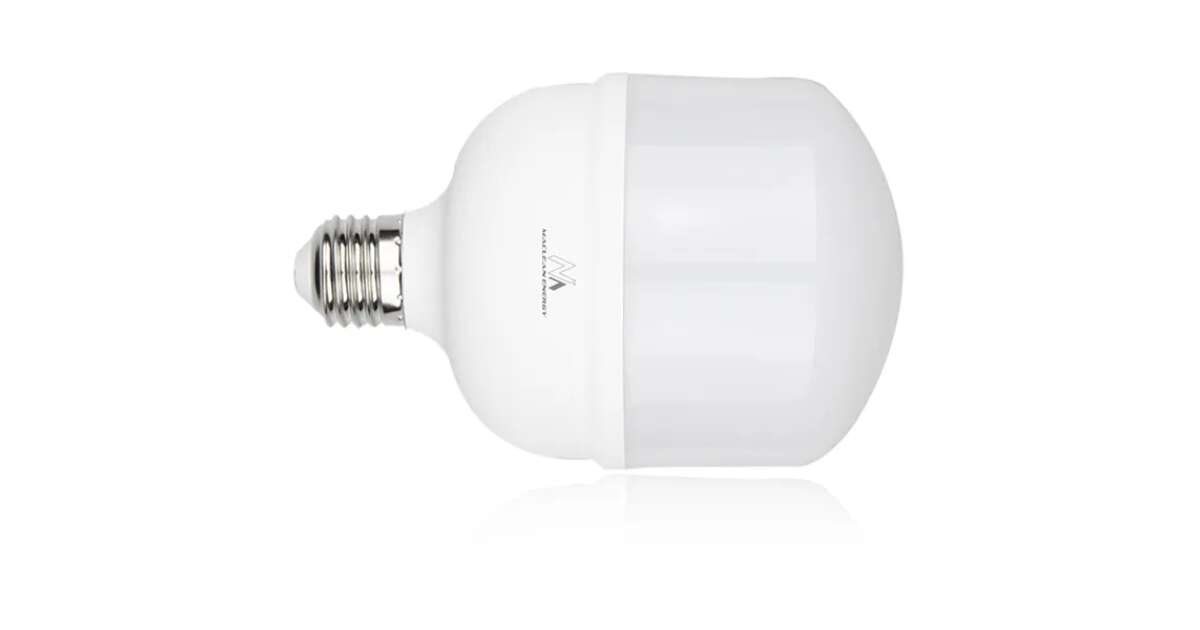 Bec LED Maclean MCE303 CW E27, 38W, 220-240V AC, Alb rece, 6500K ...