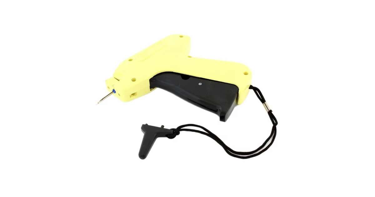 Pistol de agatat etichete AG163, plastic si otel, portocaliu | Pepita.com