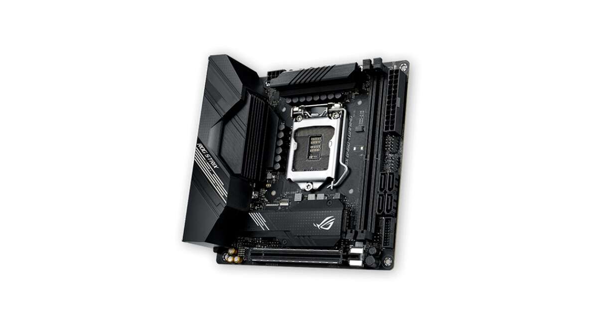 ASUS ROG STRIX B460-I GAMING Intel B460 LGA1200 mini-ITX alaplap ...