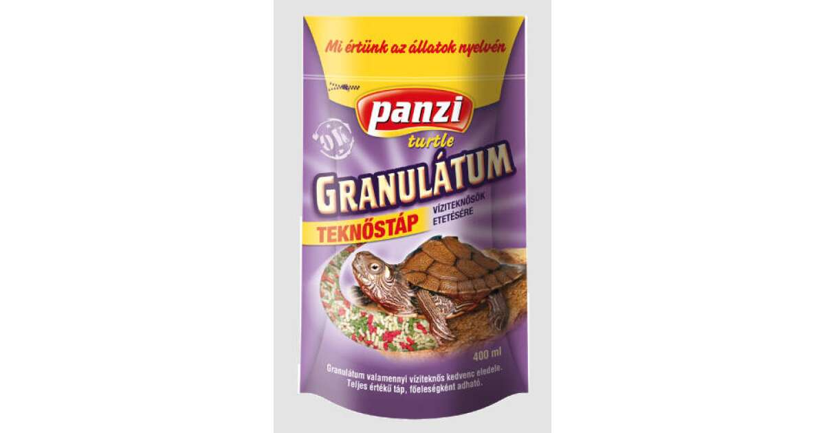 Panzi granulátum teknőstáp 1l | Pepita.hu