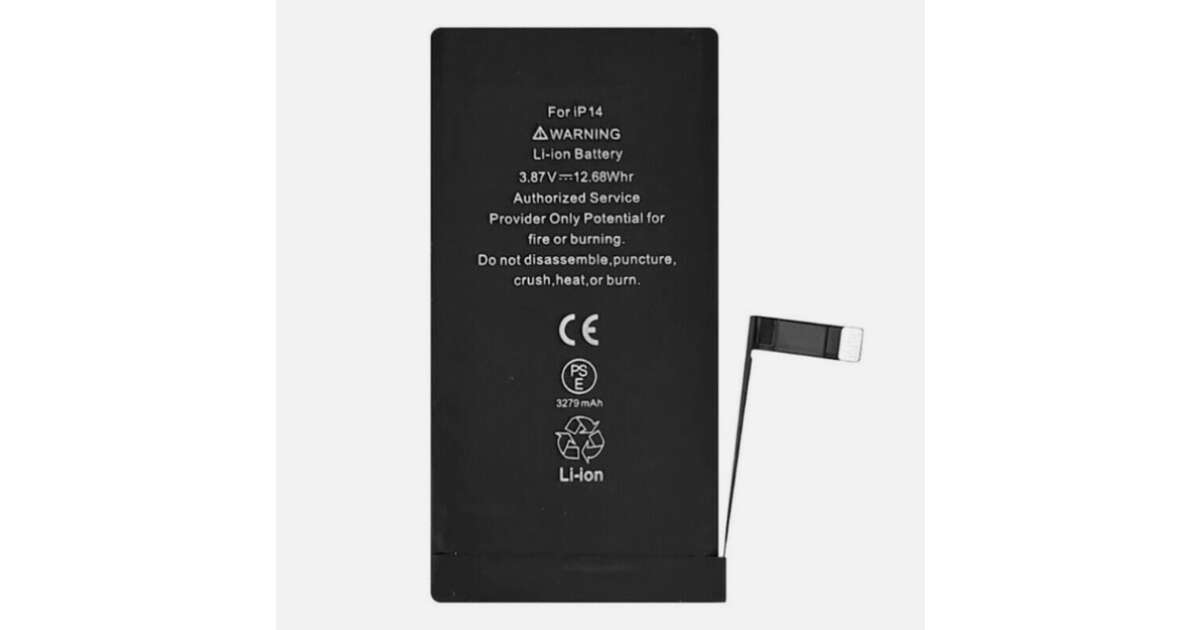 Apple iPhone 14 (6.1) akkumulátor A2863 3279mAh (gyári cellákkal ...