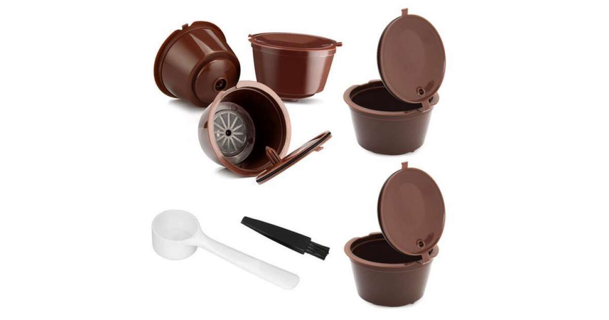 5 capsule de cafea reincarcabile pentru aparatul de cafea Dolce Gusto ...