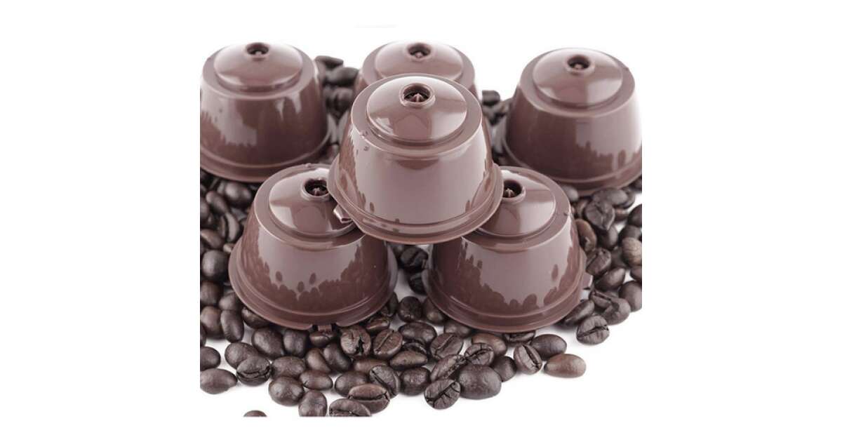 5 capsule de cafea reincarcabile pentru aparatul de cafea Dolce Gusto ...