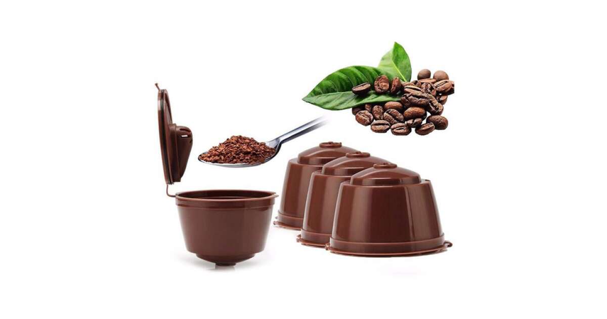 5 capsule de cafea reincarcabile pentru aparatul de cafea Dolce Gusto ...