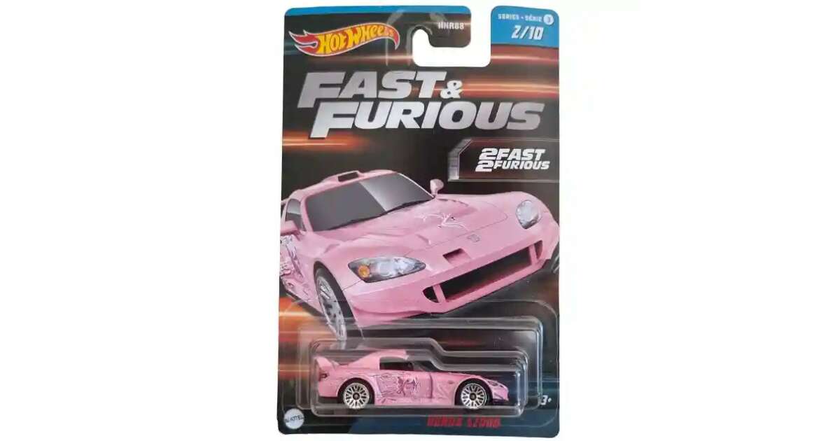 Mattel Hot Wheels Fast & Furious Honda S2000 kisautó | Pepita.hu