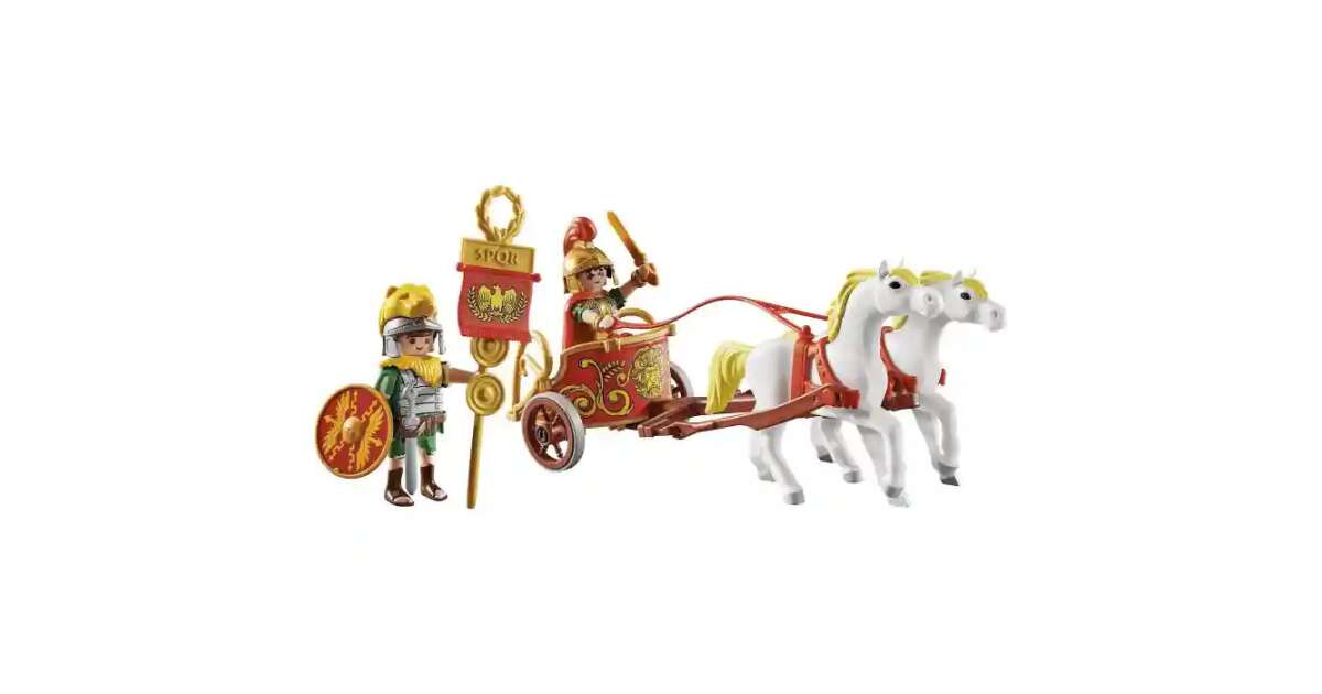 Playmobil - Asterix și Obelix - Car de Război Roman - 31 buc | Pepita.com