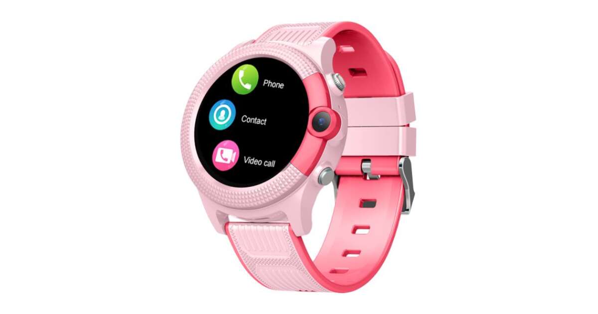 Wonlex CT04-P Gyerek Okosóra GPS-sel - Rózsaszín | Pepita.hu