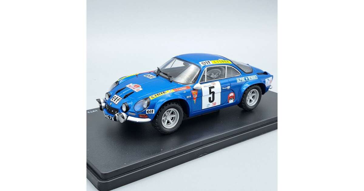 Renault A110 Alpine ELF #5 - Rally Autós Modell - 1:24 | Pepita.hu