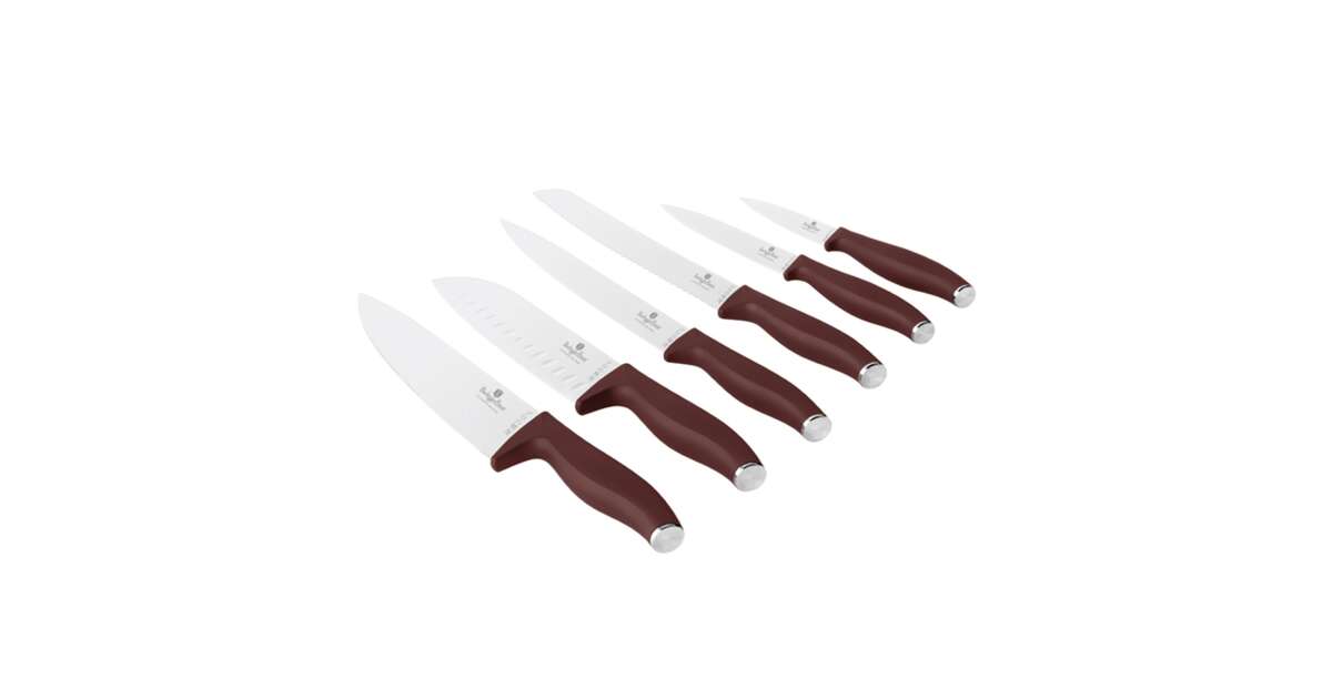 SET MIT 6 KÜCHENMESSERN BERLINGER HAUS BH-2951 LEONARDO | Pepita.com