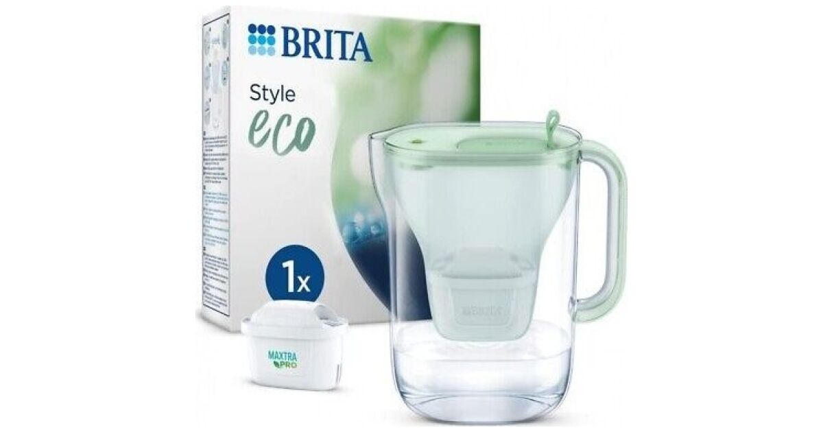 Brita Style Eco Vízszűrő Kancsó - 2,4L - Zöld | Pepita.hu