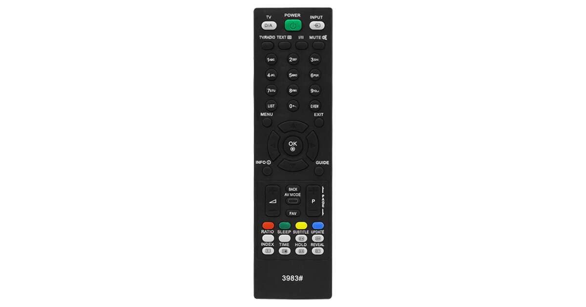 LG III Univerzális Távirányító TV, VCR, DVR | Pepita.hu