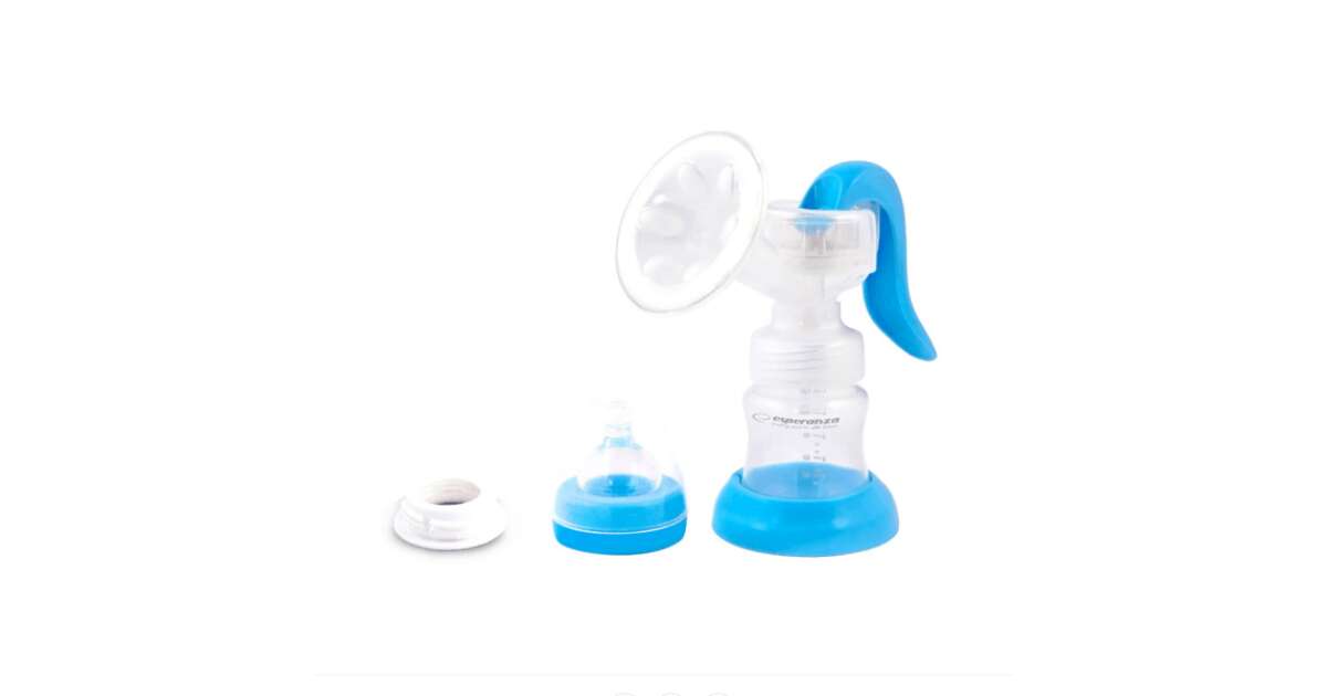 Esperanza ECM002B Bebe fehér-kék kézi mellszívó pumpa | Pepita.hu