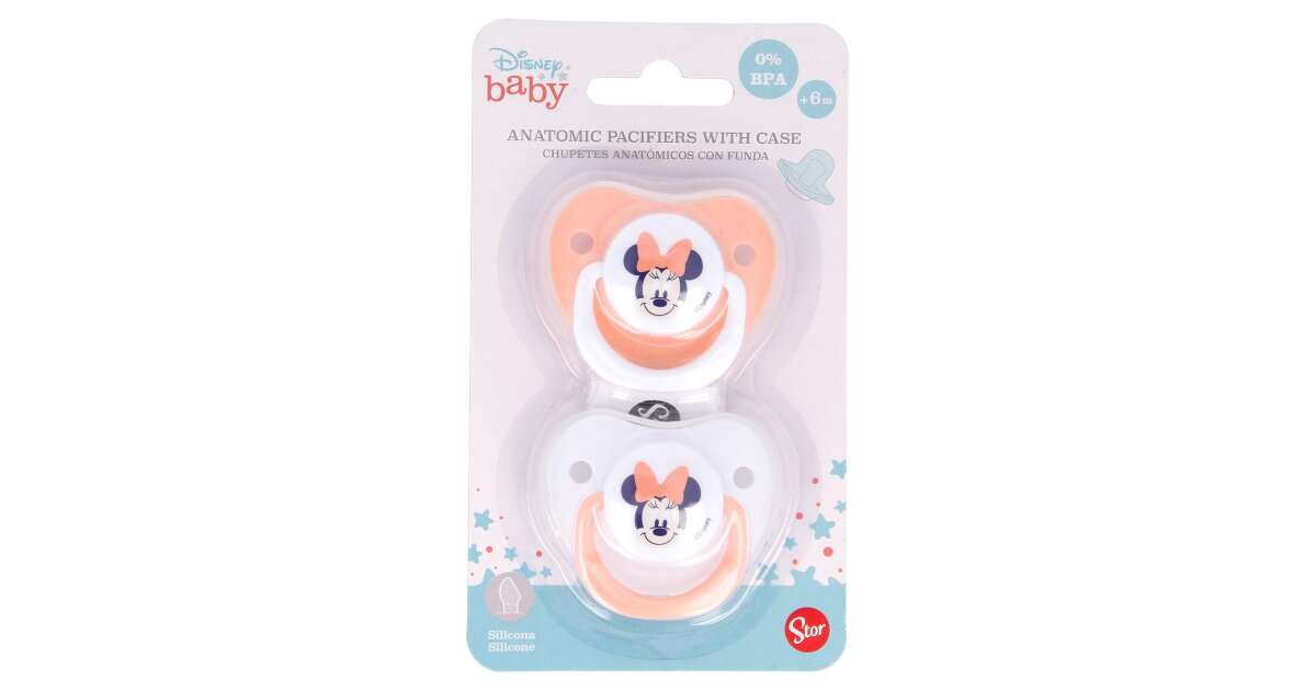 Disney Minnie egér 2 darabos baba cumi szett, 6 hónapos kortól | Pepita.hu