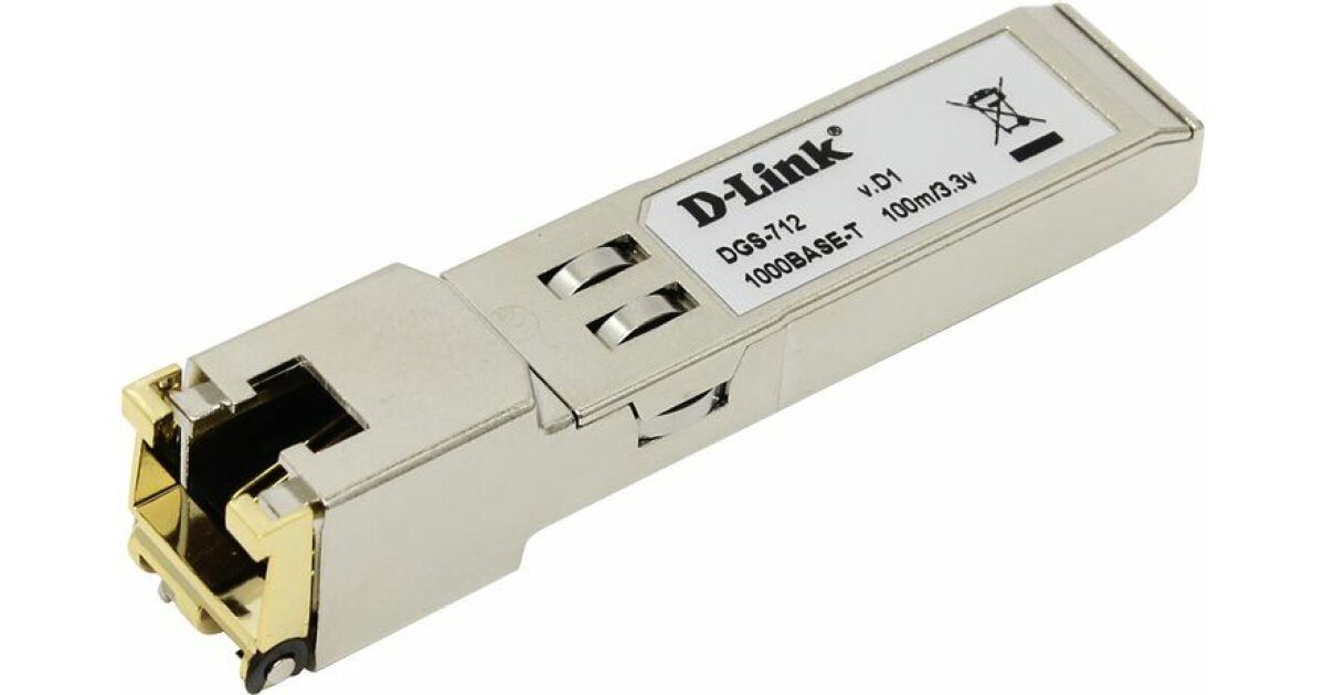 D-Link SFP 10/100/1000 BASE-T Copper Transceiver (DGS-712) | Pepita.hu