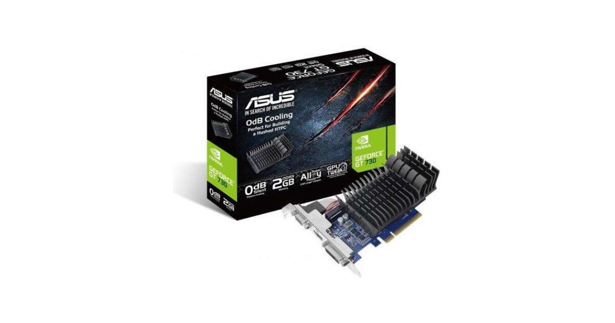 ASUS GT730-SL-2GD5-BRK NVIDIA GeForce GT 730 2 Giga Bites GDDR5 ...