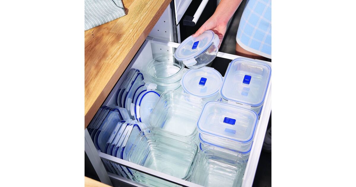 Luminarc Pure Box Active Üvegtároló - 1.22L | Pepita.hu