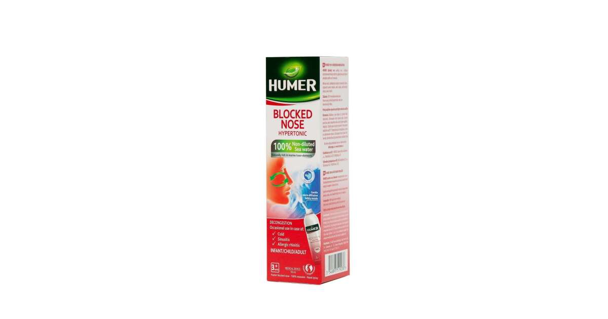 Spray nazal Humer decongestionant, 50 ml, Urgo | Pepita.com