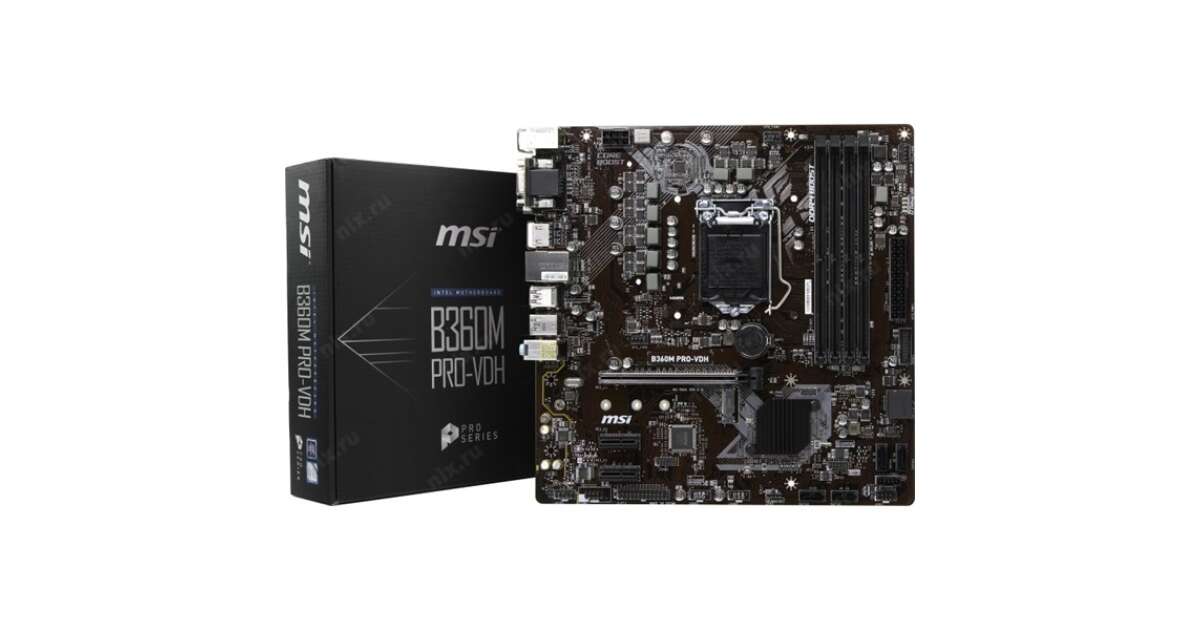 MSI B360M PRO-VDH základná doska | Pepita.com