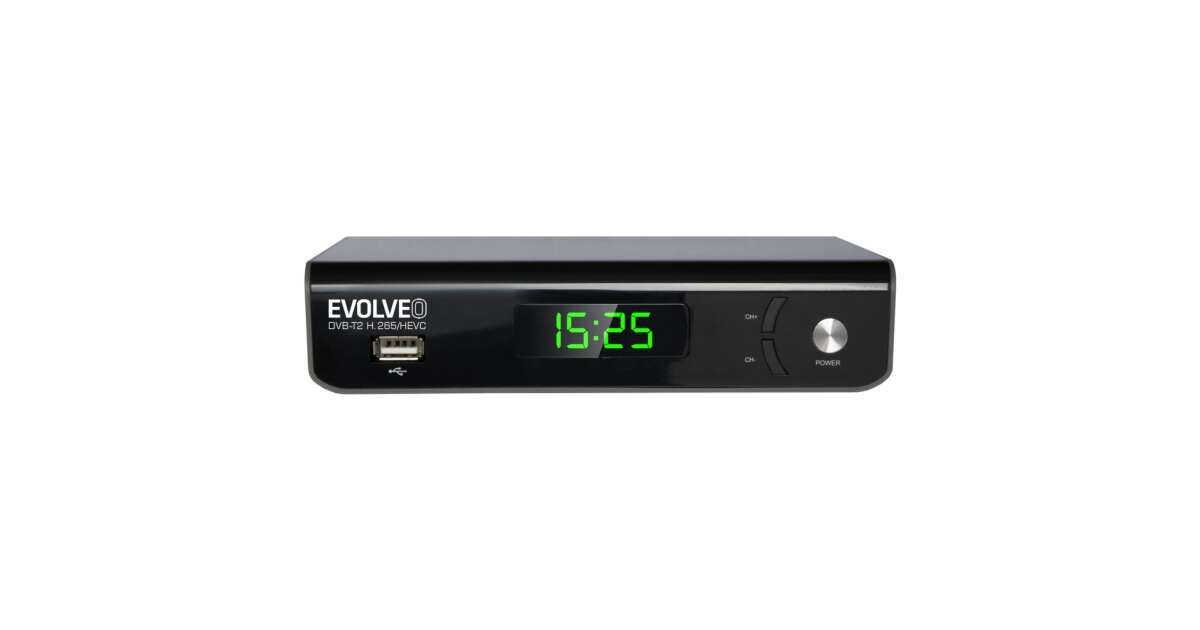Evolveo Omega II, WiFi HD DVB-T2 H.265/HEVC HDMI, SCART, USB fekete ...