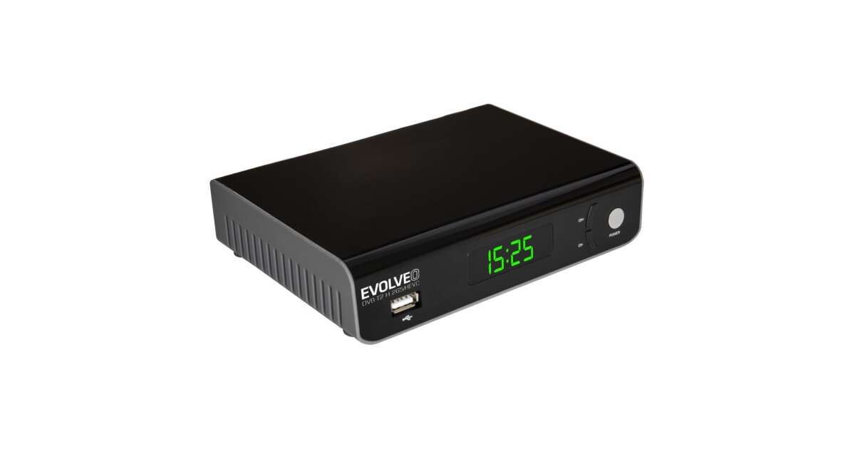Evolveo Omega II, WiFi HD DVB-T2 H.265/HEVC HDMI, SCART, USB fekete ...