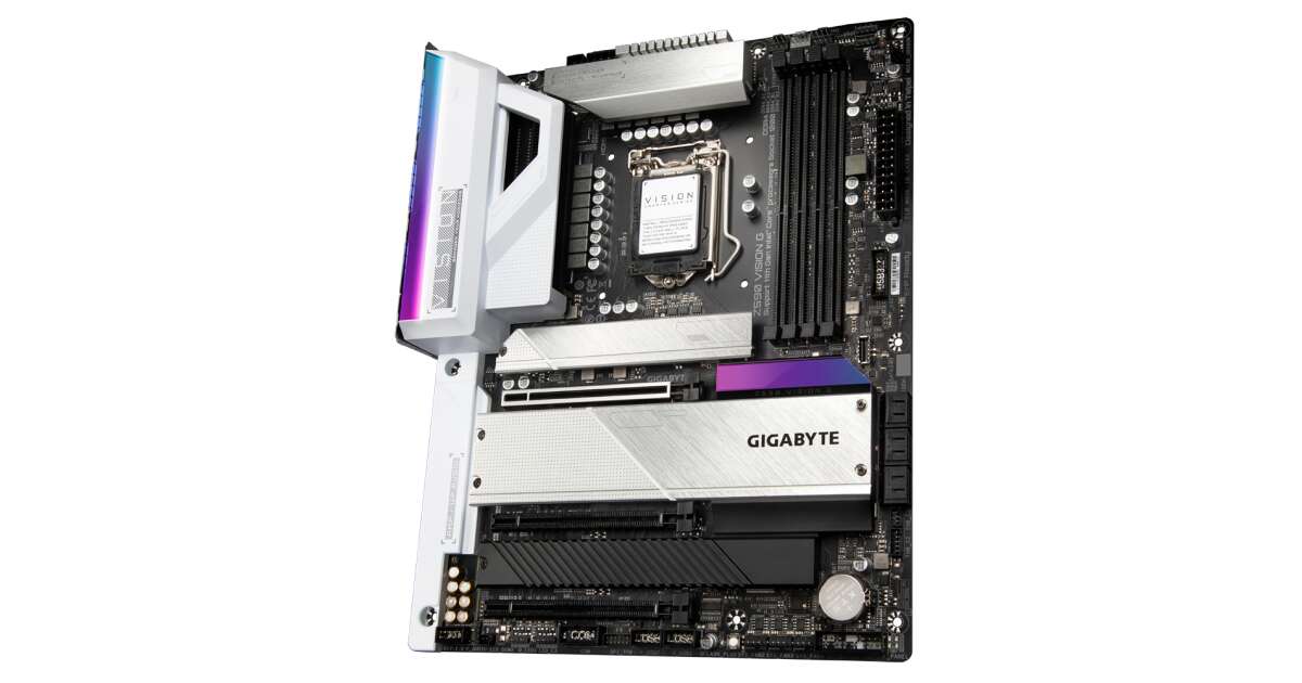 GIGABYTE Z590 VISION G LGA1200 DDR4 6xSATA 1xM.2 ATX MB | Pepita.hu