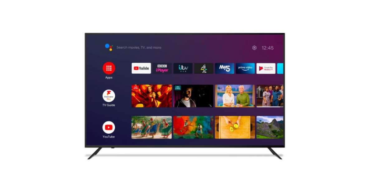 Televizor inteligent ILIKE cu Android Full HD de 43 inchi, cadru ultra ...