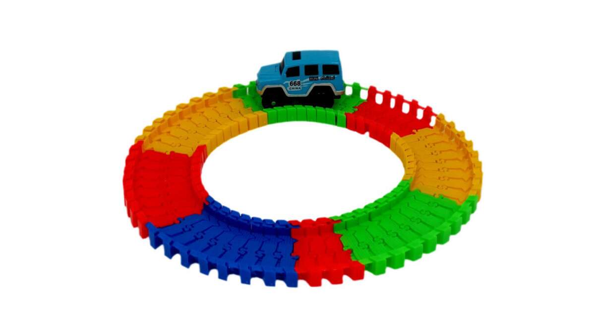 Variety Tracks világító autópálya építő kisautóval - 48760 | Pepita.hu